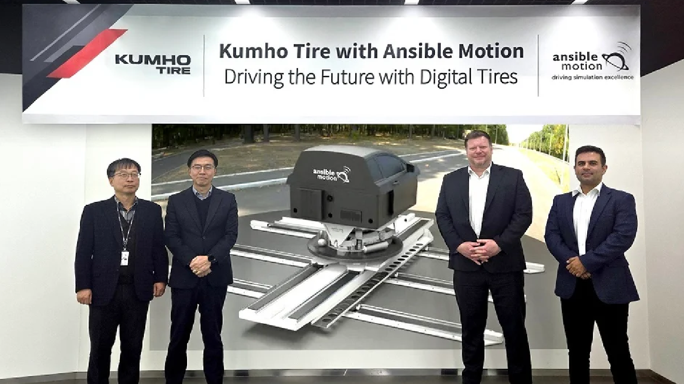 Kumho et Ansible Motion misent sur la simulation virtuelle