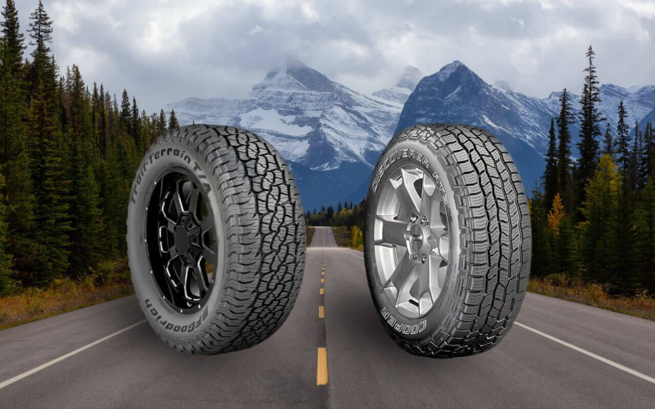 Comparer le pneu BFGoodrich Trail Terrain vs Cooper Discoverer AT3